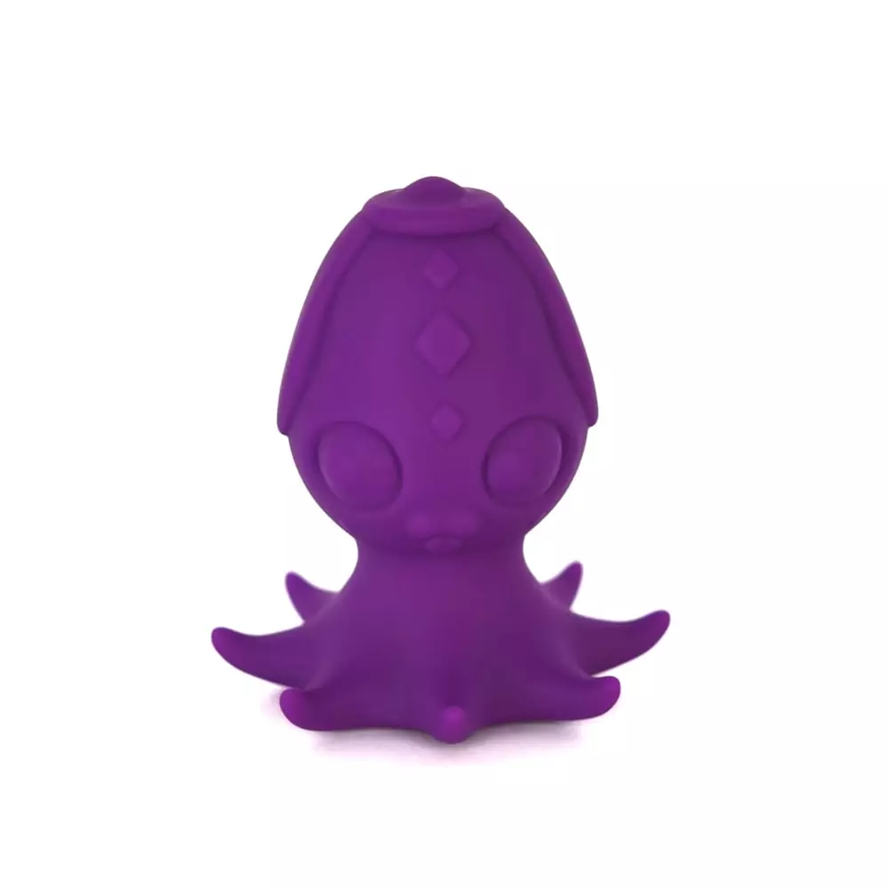 Princeette Puppypuss octopus ຮູບເປັນ vibrator ສີມ່ວງ