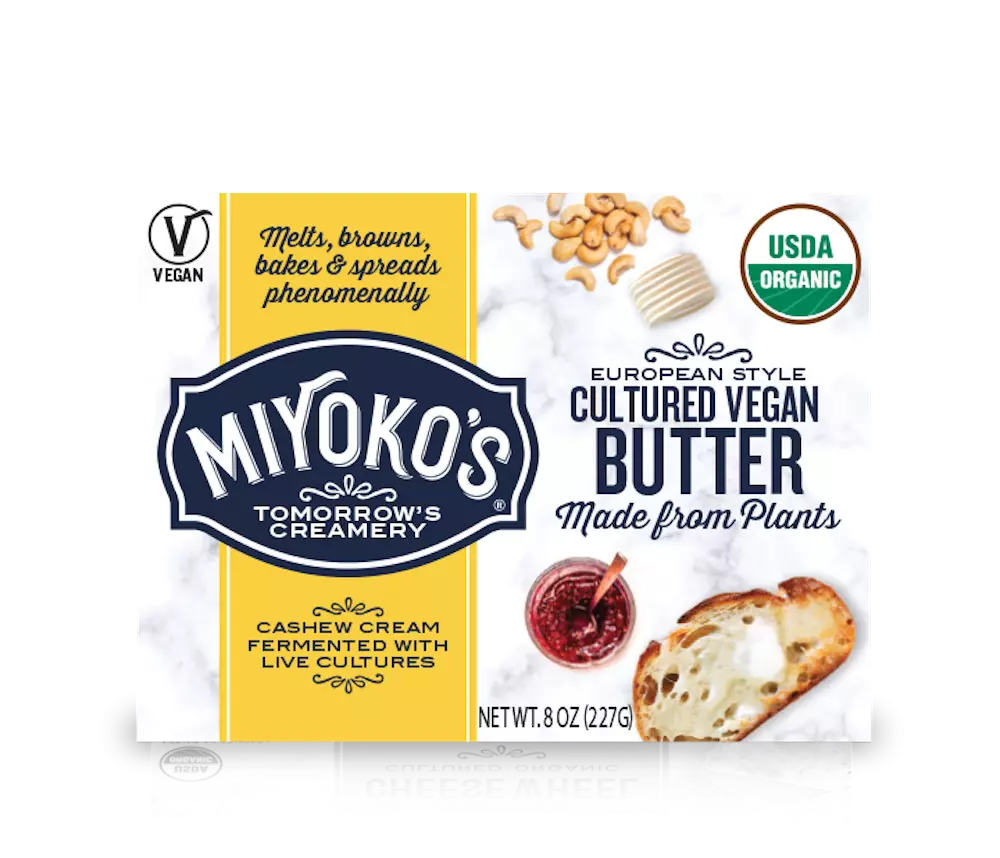 mantequilla vegana cultivada de miyoko