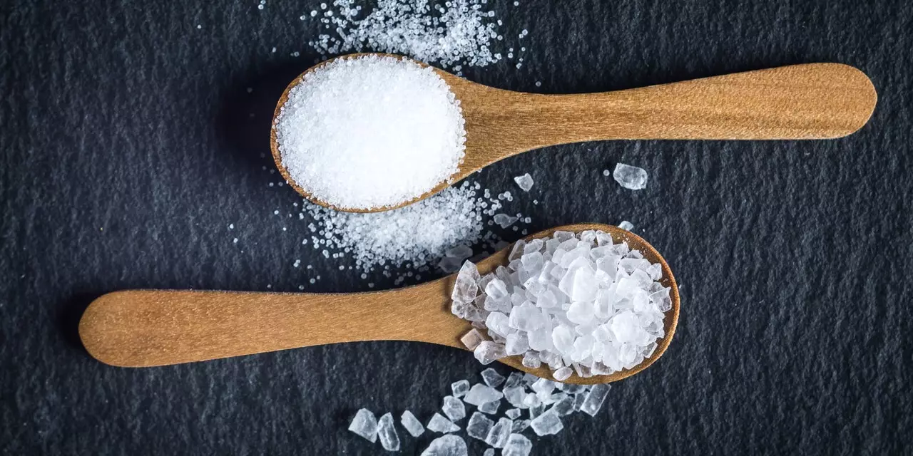 6 įprastos valgomosios druskos rūšys ir kada kiekvieną iš jų naudoti