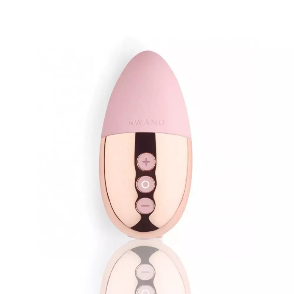 Vibrador Le Wand rosa e cromado